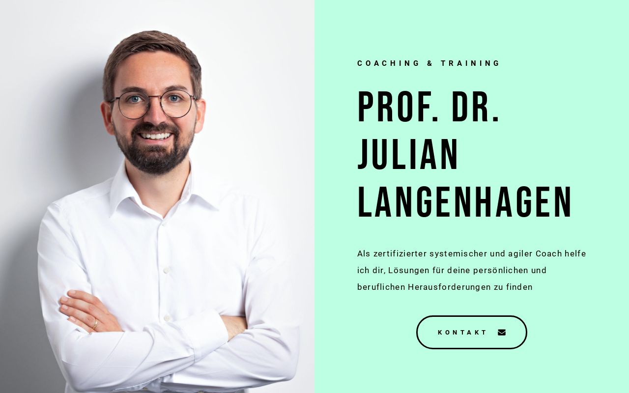 Prof. Dr. Julian Langenhagen